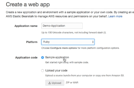 Step 2 - Setup Elastic Beanstalk: Deploying a Rails Application to Elastic Beanstalk | atomic14